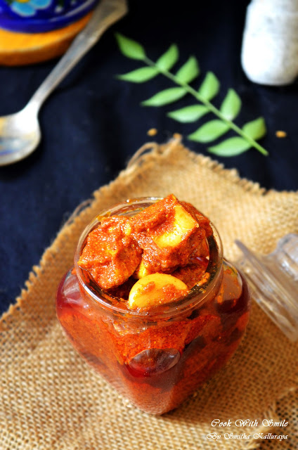 AVAKKAI PICKLE / ANDHRA SPECIAL AVAKAYA MANGO PICKLE RECIPE | Cook With ...
