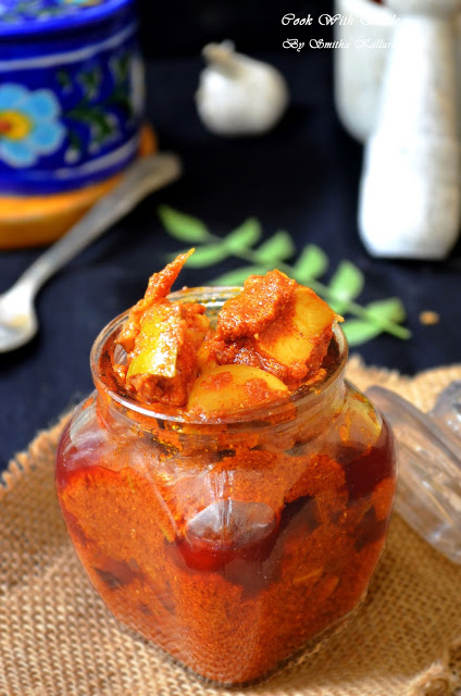 AVAKKAI PICKLE / ANDHRA SPECIAL AVAKAYA MANGO PICKLE RECIPE | Cook With ...