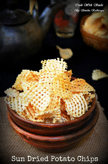 SUN DRIED POTATO CHIPS RECIPE / HOW TO MAKE SUNDRIED ALOO CHIPS | Cook ...