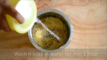 Foxtail Millet Pongal Recipe / Navane pongal - How to make Millets ...