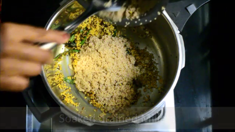 Foxtail Millet Pongal Recipe / Navane pongal - How to make Millets ...