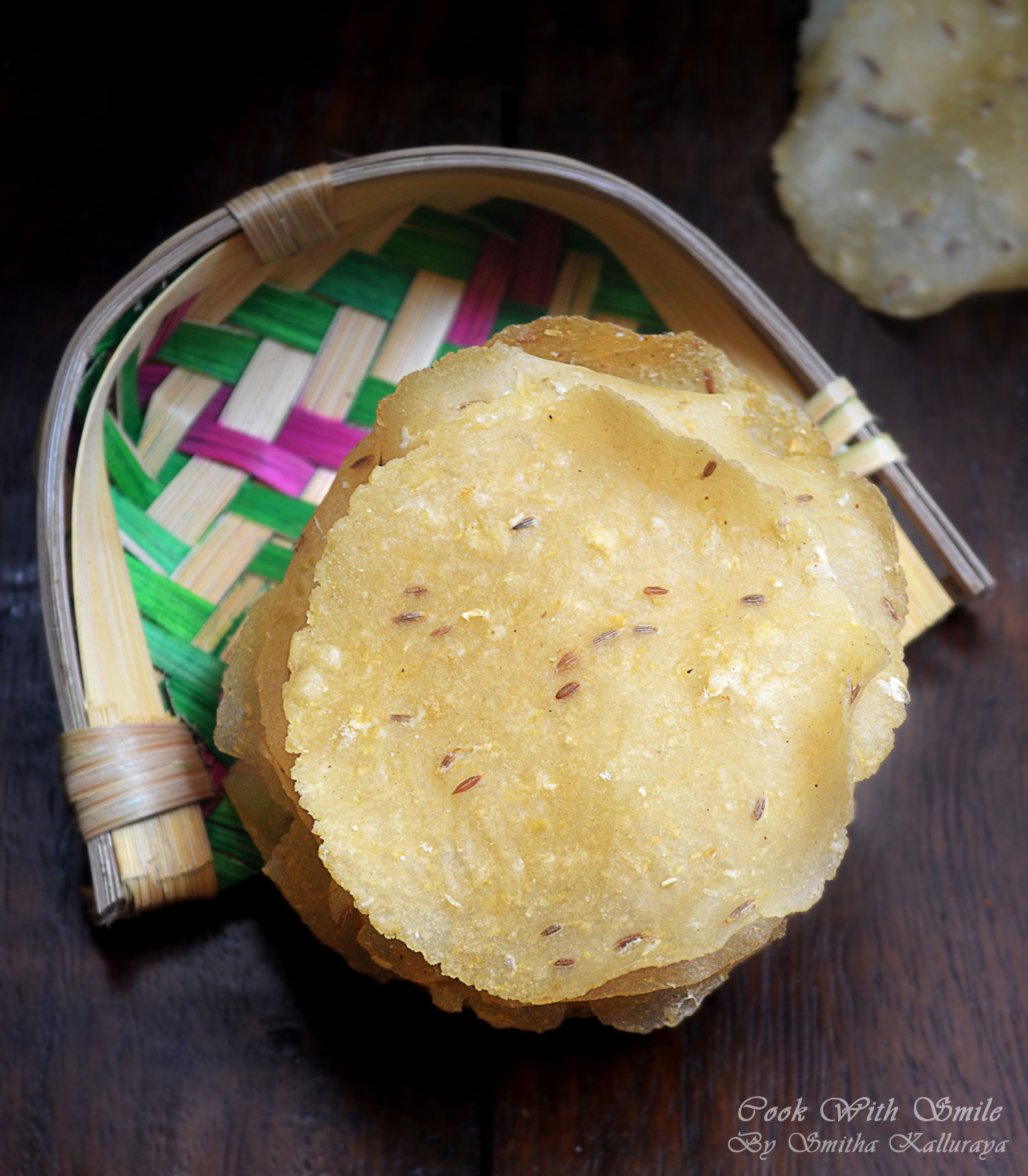 How to make Rice Papad / Akki Happala recipe - Cook with Smile