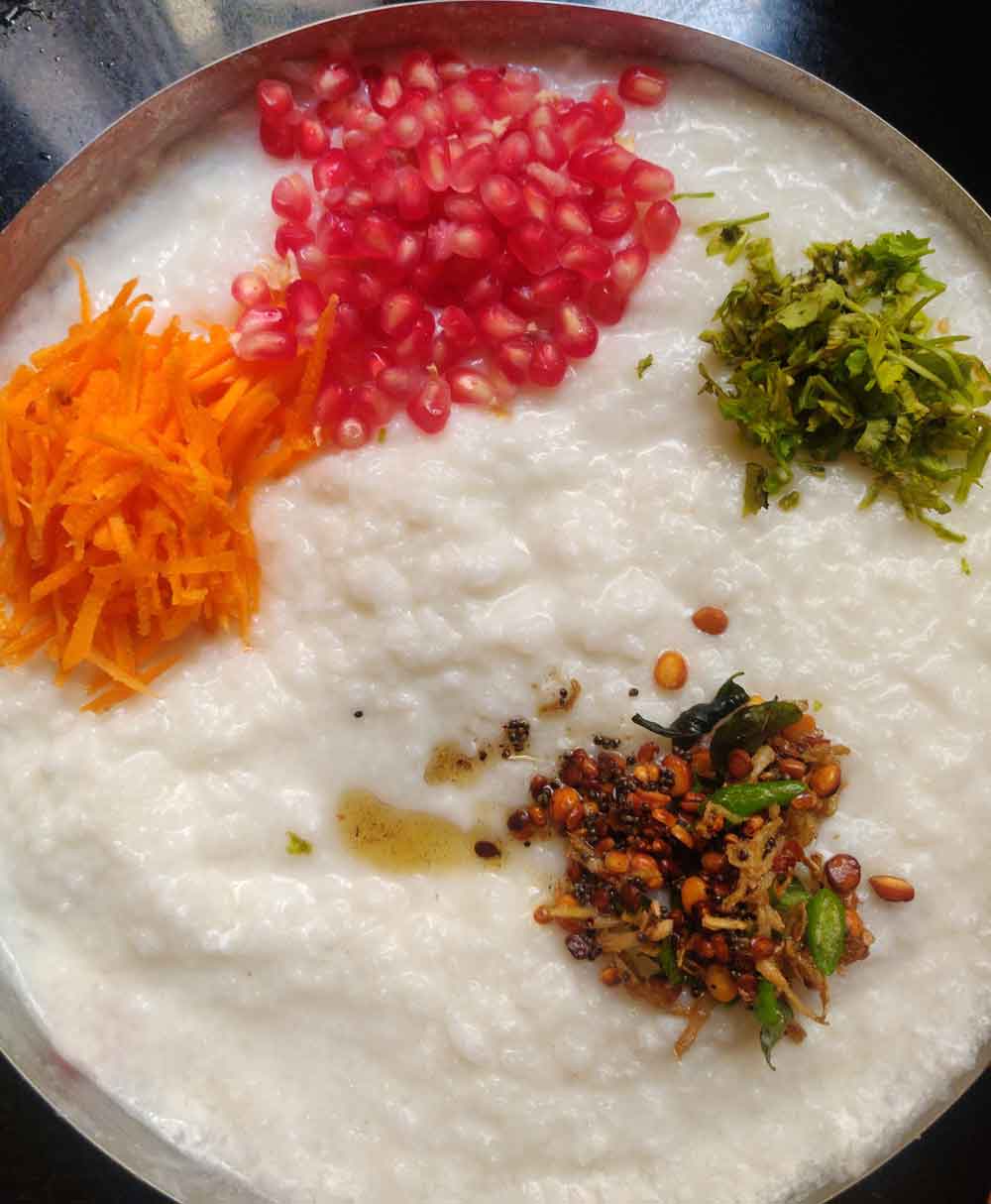 CURD RICE RECIPE | MOSARANNA RECIPE | THAYIR SADAM RECIPE - Cook with Smile